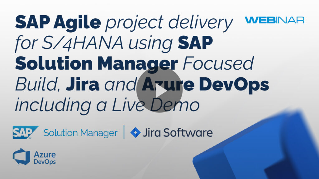 Agile Sap S4hana Delivery With Focused Build Jira And Devops Corealm